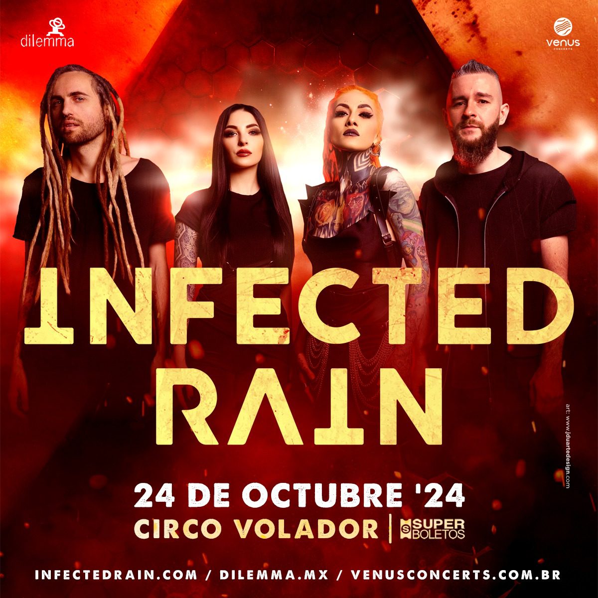Infected Rain tocará por primera vez en México - iHeartRadio